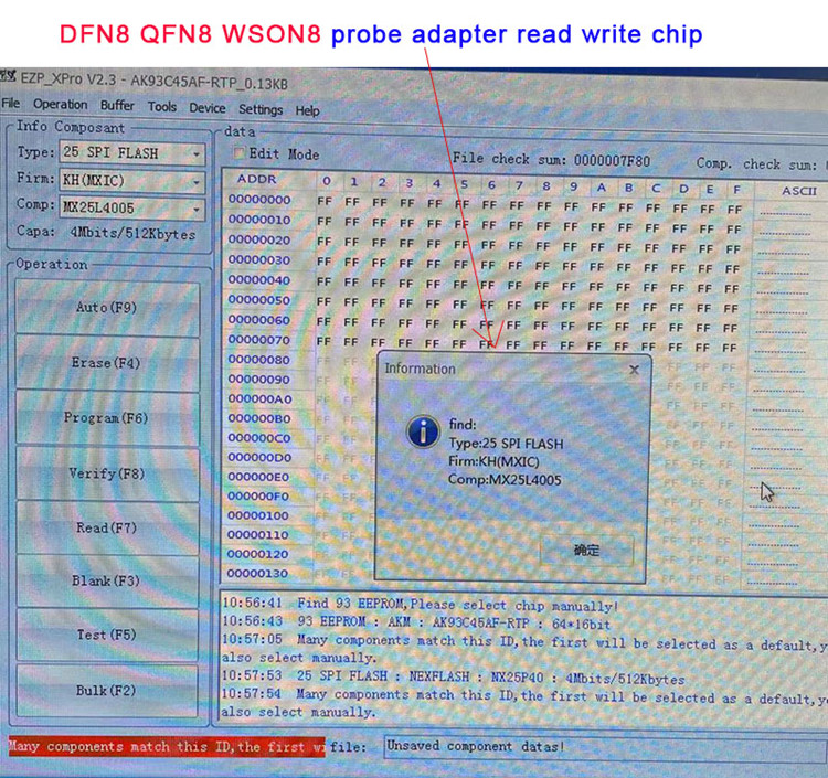 SOP8 150mil & 208mil On-chip Read/Write Adapter Probe - $25.00 ...