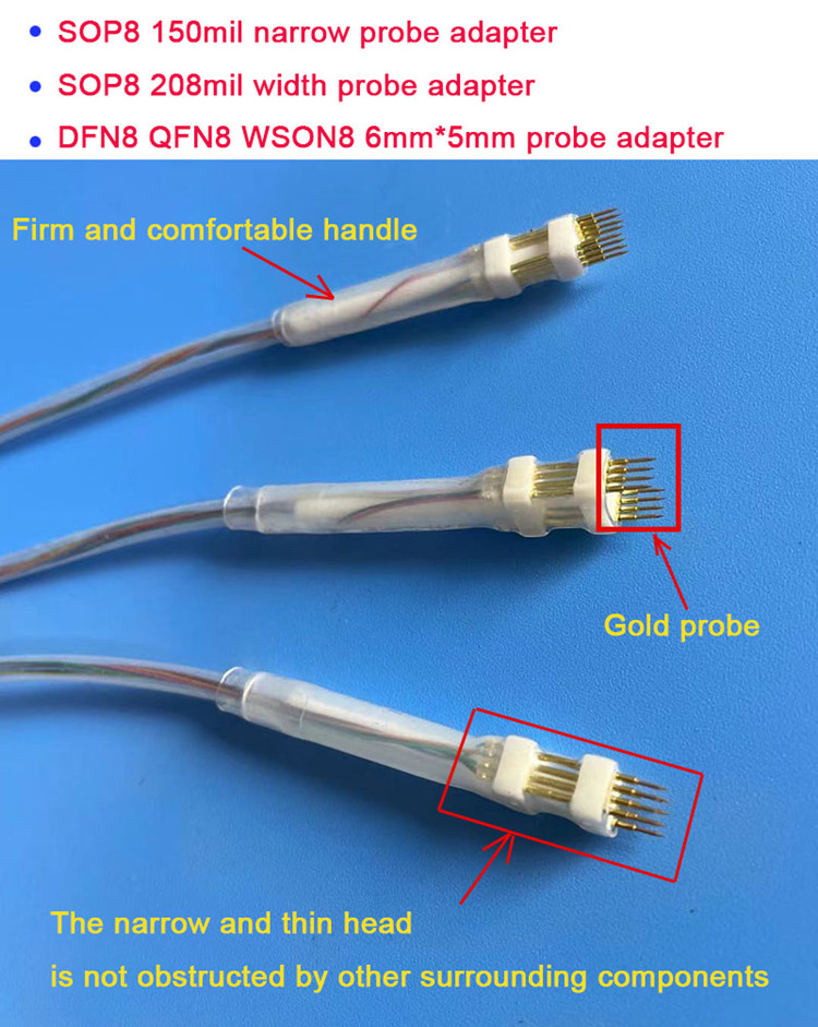 SOP8 150mil & 208mil On-chip Read/Write Adapter Probe - $25.00 ...