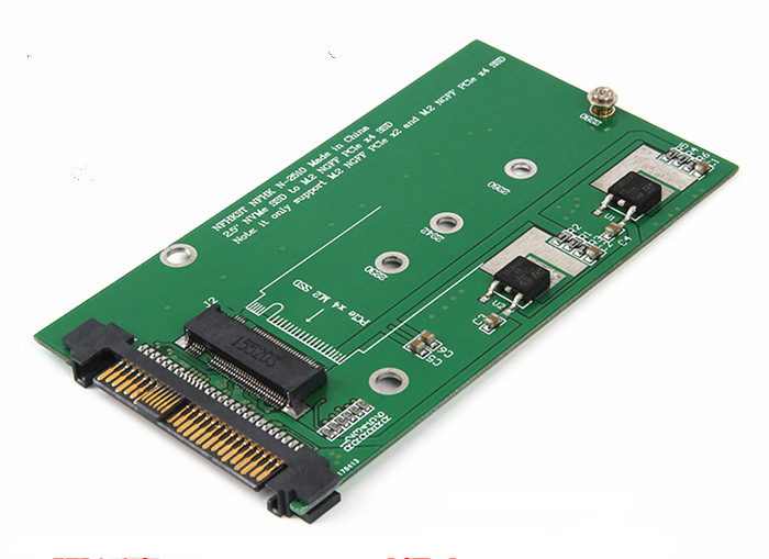 Adapter U.2/SFF-8639 NVME PCI-E SSD to M.2 NGFF M-Key - $10.80 ...